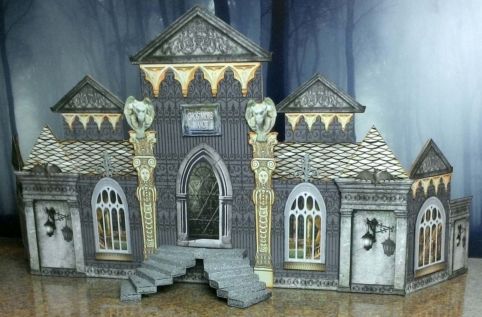 Artfully Musing: Halloween Haunted Village Event - PART 3 - GHOSTMORE MANOR